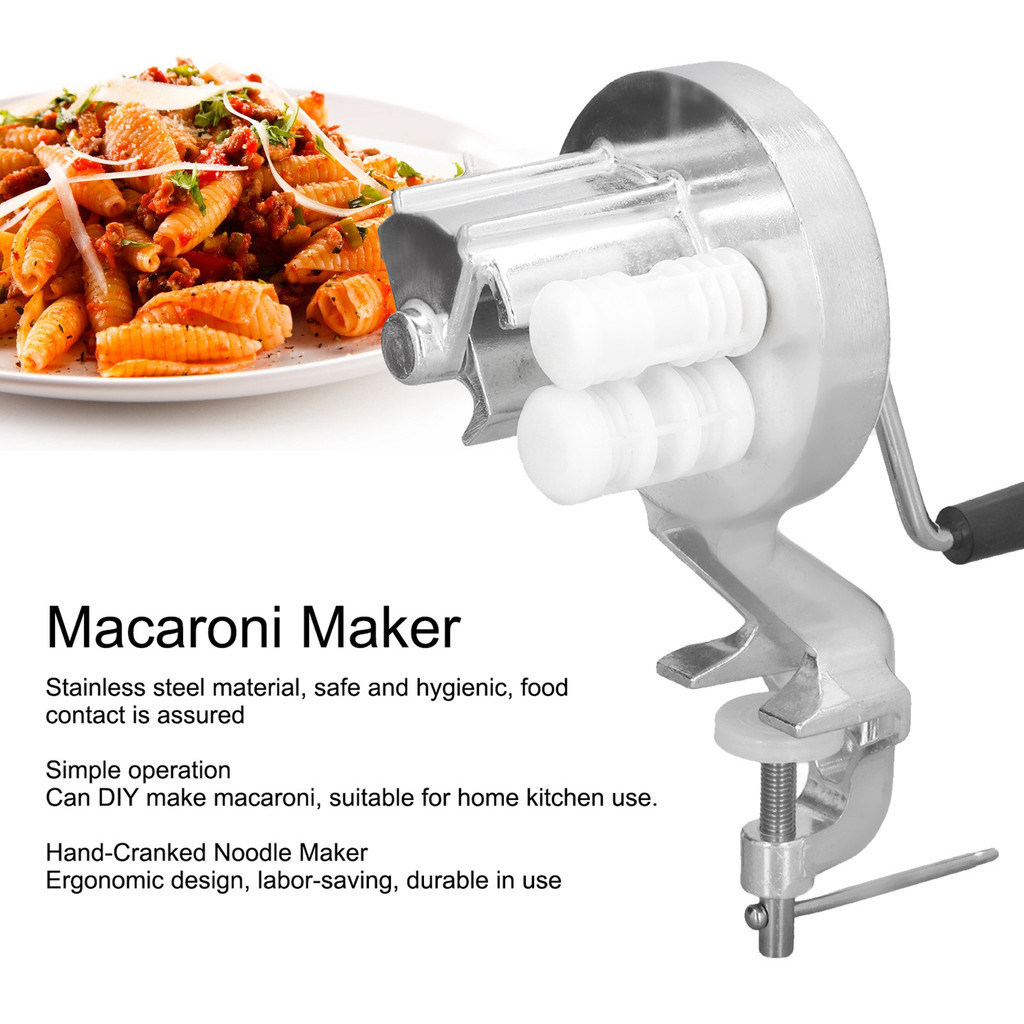 【Local】Manual Pasta Maker Pasta Machine Macaroni Maker Macaroni Machine ...