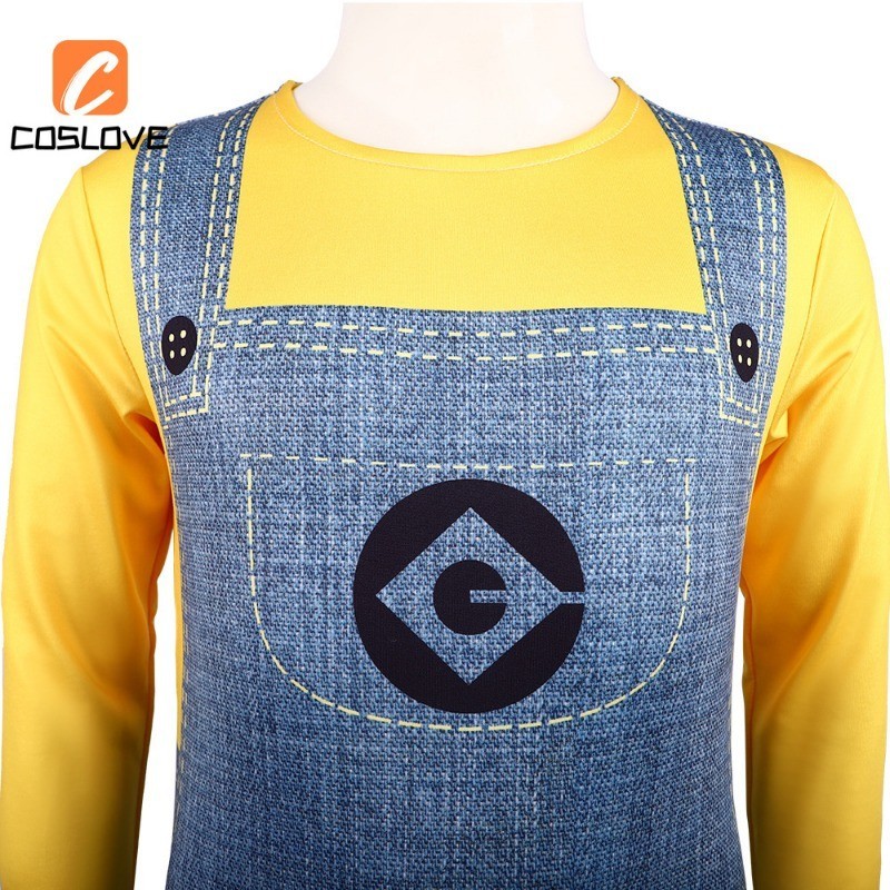 Anime Movie Despicable Me Minions Cosplay Clothing Full Set Costume ...