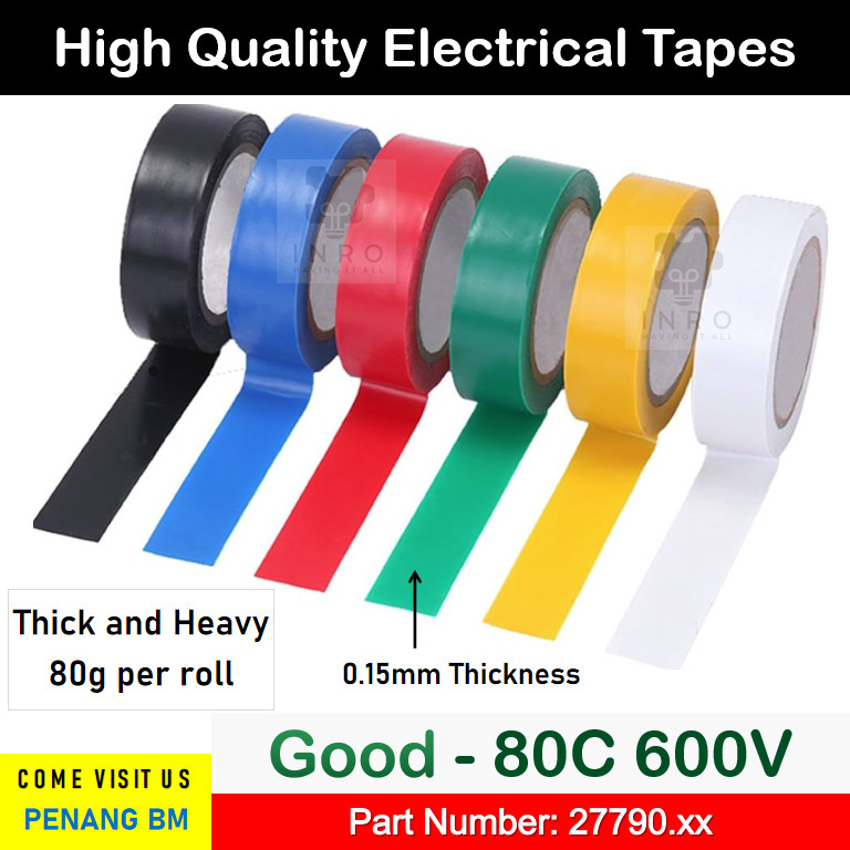 [9 meter] 80V 600V High Quality Electrical Tapes, Electrical Tape, Tape ...