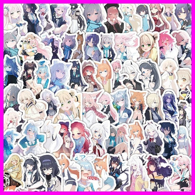 Stickers Blue Archive (102 Sheets) Sunaokami Shiroko Azure File ...
