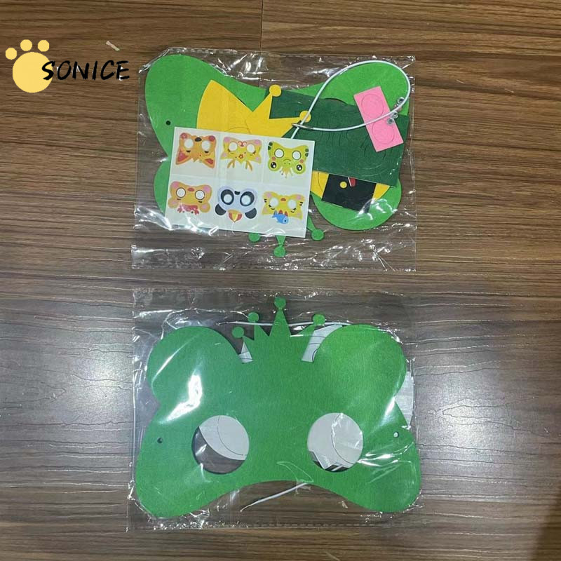 Felt Animal Masks for Kids Jungle Theme Party Favors Supplies Animal ...