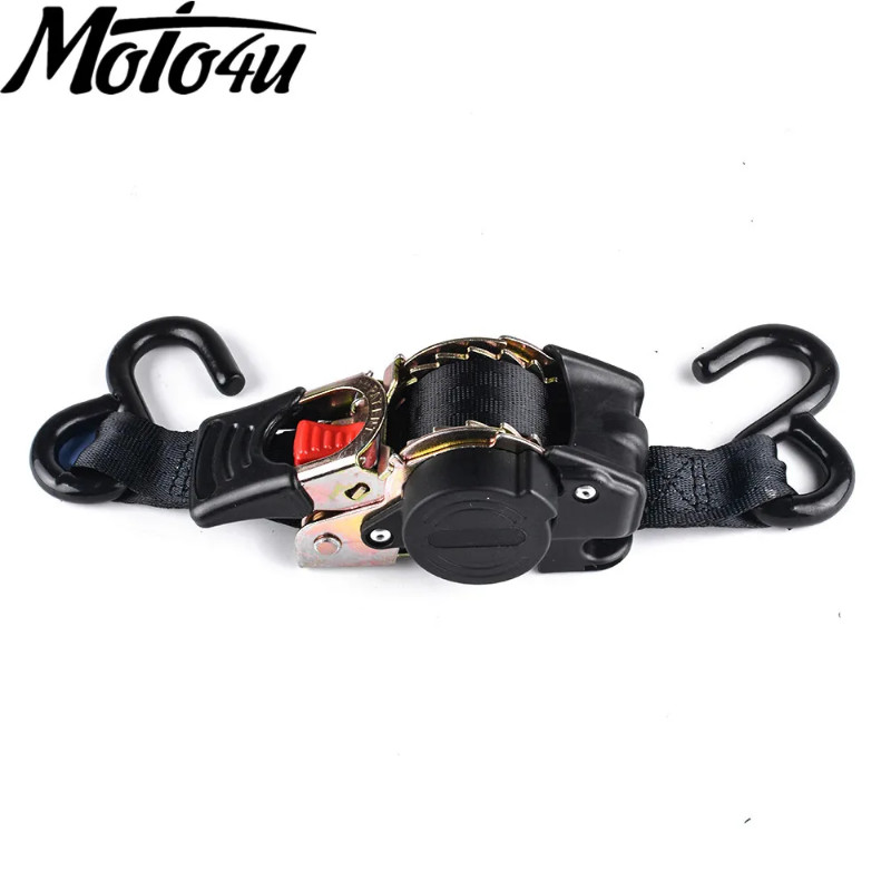 Auto Retractable Universal Easy To Carry Ratchet Tie Down Starp S-Hooks ...