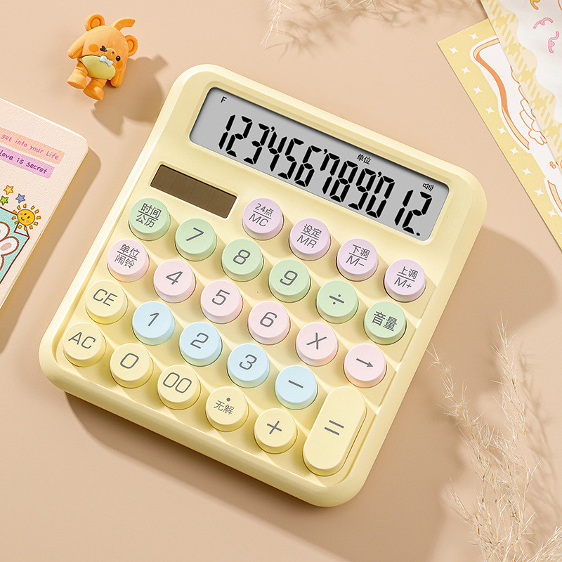 Large Functional Button Dual Power Scientific Calculator With Twelve ...