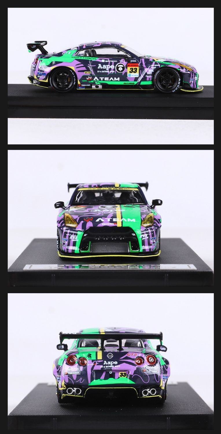 FUJI 1/64 PANDEM GT-R R35 ROCKET BUNNY EVA PURPLE | Shopee Malaysia