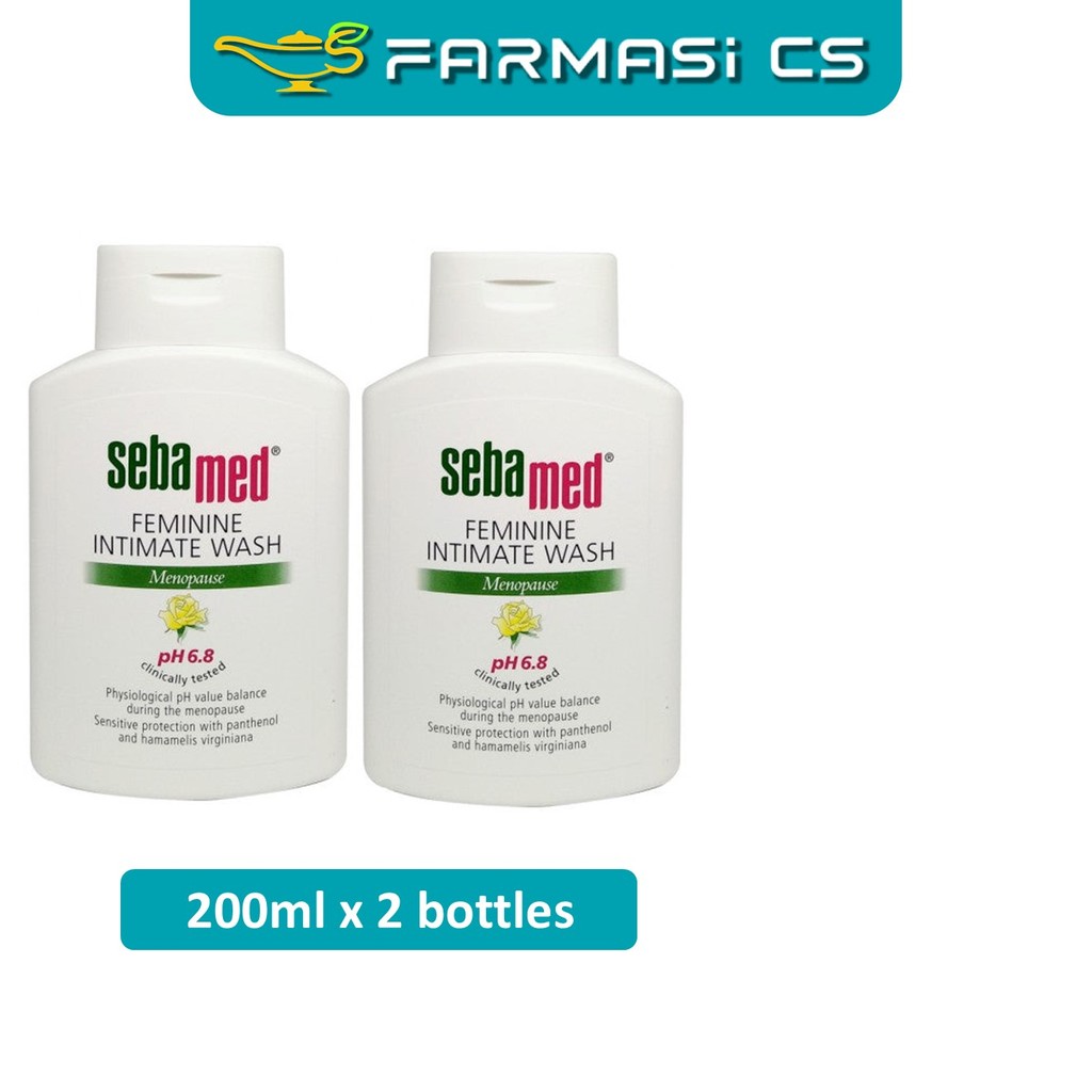 Sebamed Feminine Intimate Wash ( Menopause ) 200ml x 2 Bottles (TWIN ...