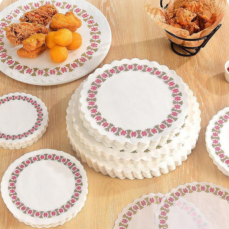 90Pcs Non-Stick Baking Paper Liners - Round/Rectangle Parchment Sheets ...
