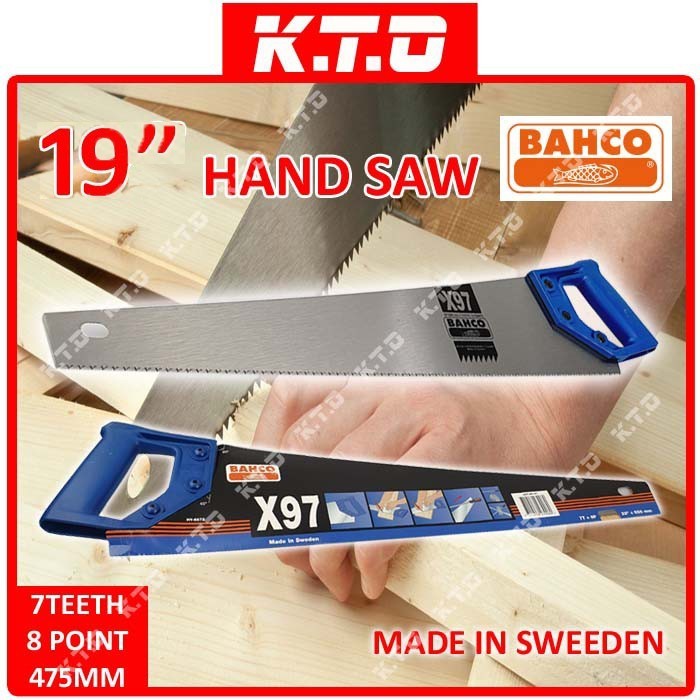 Original Bahco 19 Inch / 22 Inch X97 Unversal Wood Hand Saw Made In Sweden / Gergaji Kayu Tangan ...