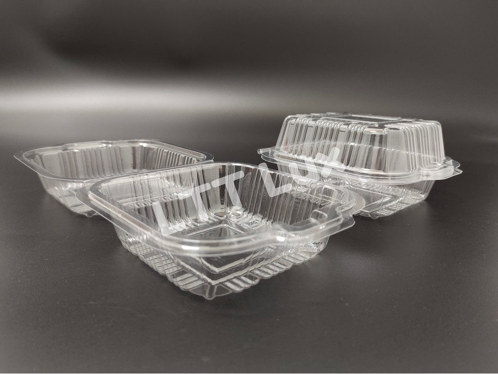 Kuih Container C10 / 4" Burger Box Tray with Lock (100pcs±) Bakery ...