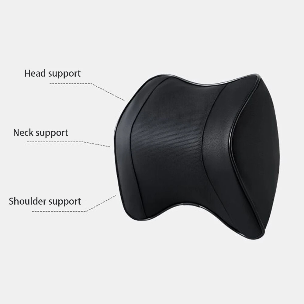 Toyota Corolla Cross Car Neck Headrest Pillow Rest Head Nappa Leather Cushion Car Breathable ...