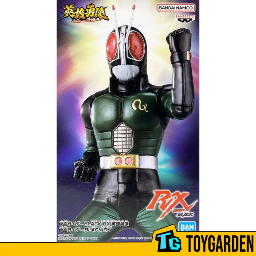 Banpresto Kamen Rider Black RX Hero's Brave Statue Figure Kamen Rider ...