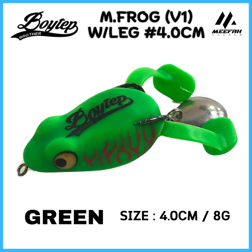 BOYTEP - M.FROG W/LEG #4CM (V1) - Soft Lure Bait Jump Frog Katak ...