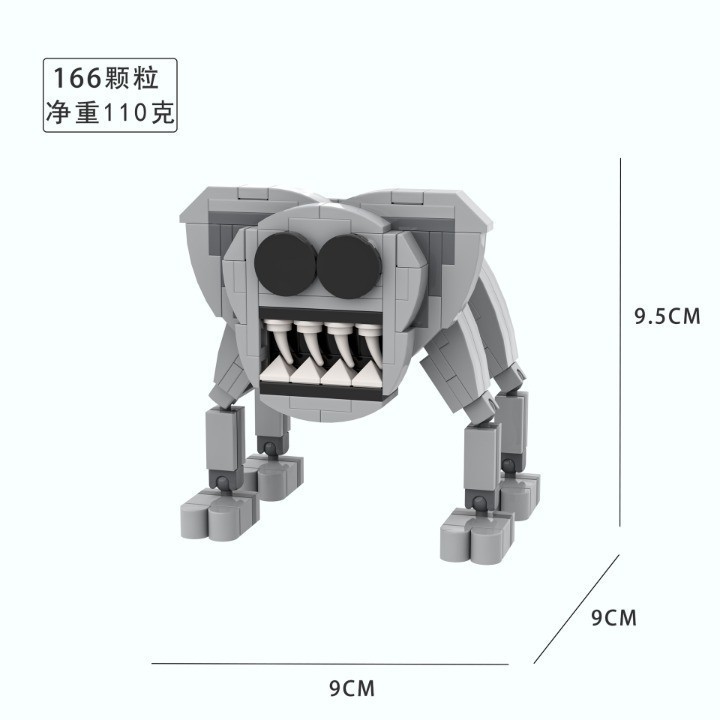 Zoonomaly Block Handmade Model Horror Game Peripheral Toy Dolls Action ...