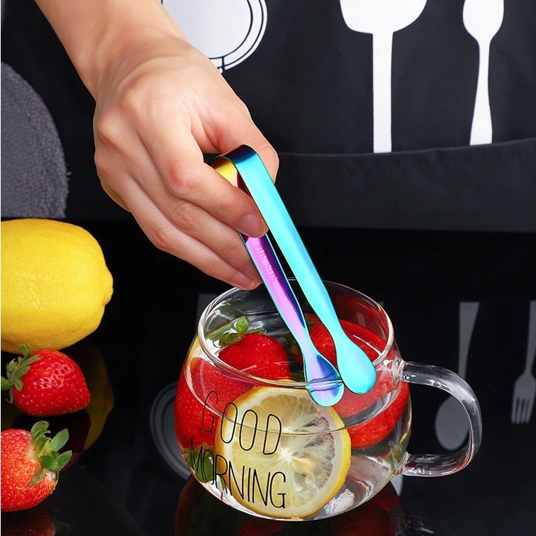 Ice Tong Small Cubic Sugar Pastry Tong Mini Coffee Bar Serving ...