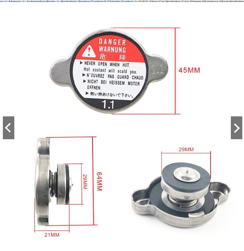 Car Radiator Caps automobile be in common use | Shopee Malaysia