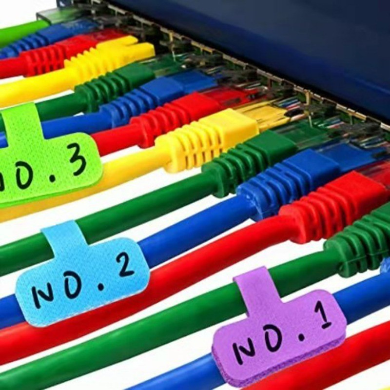 240Pcs Colorful Cord Label Stickers - Cable Tie Marking Tag - For Home ...