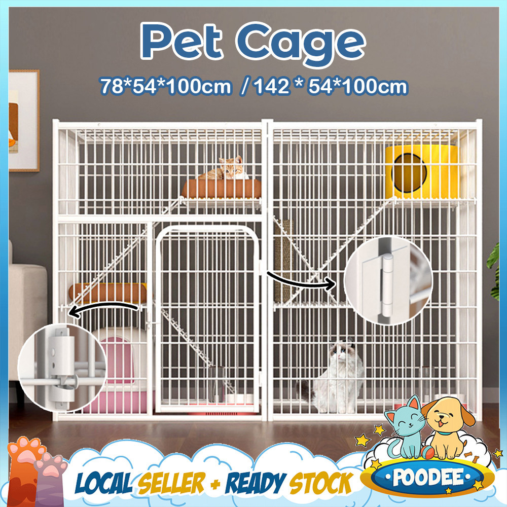 POODEE Pet Bungalow Cat Fence Dog Playpen Pet Fence Pet Playpen Dog ...