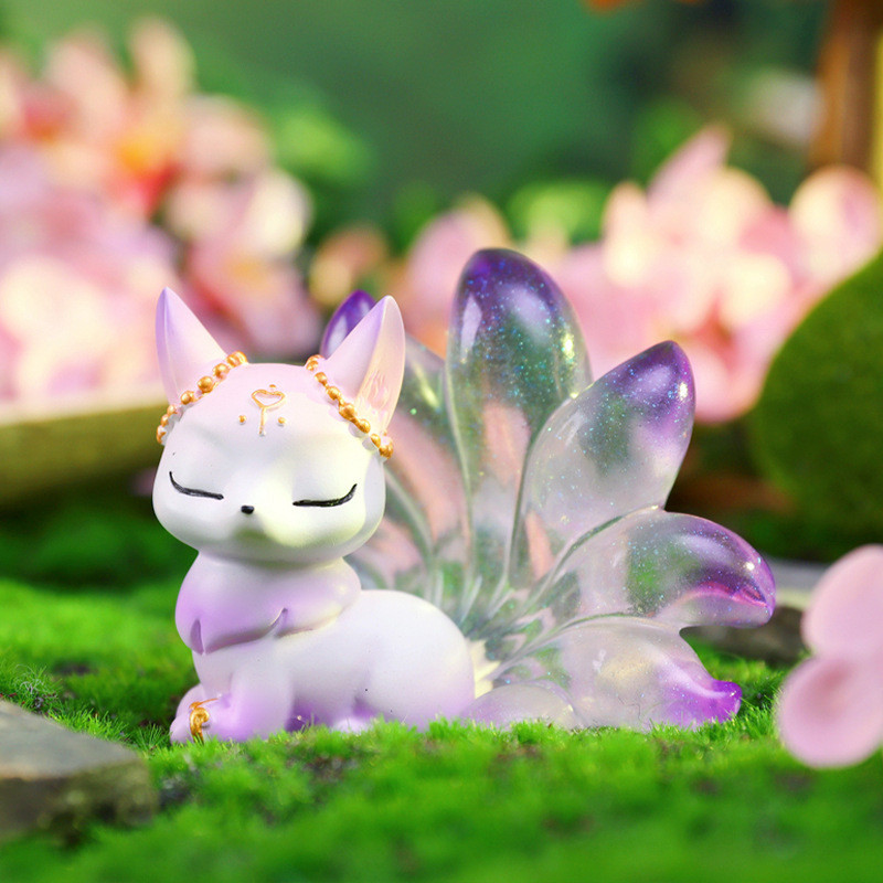 Tu Shan Nine tailed Fox Surprise Box Decoration Blind Box Toy Creative ...