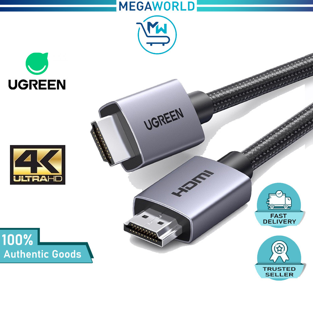 UGREEN HDMI 4K 60Hz Cable 2.0 Male to Male Ethernet 18Gbps High Speed UHD Dolby Atmos Compatible ...