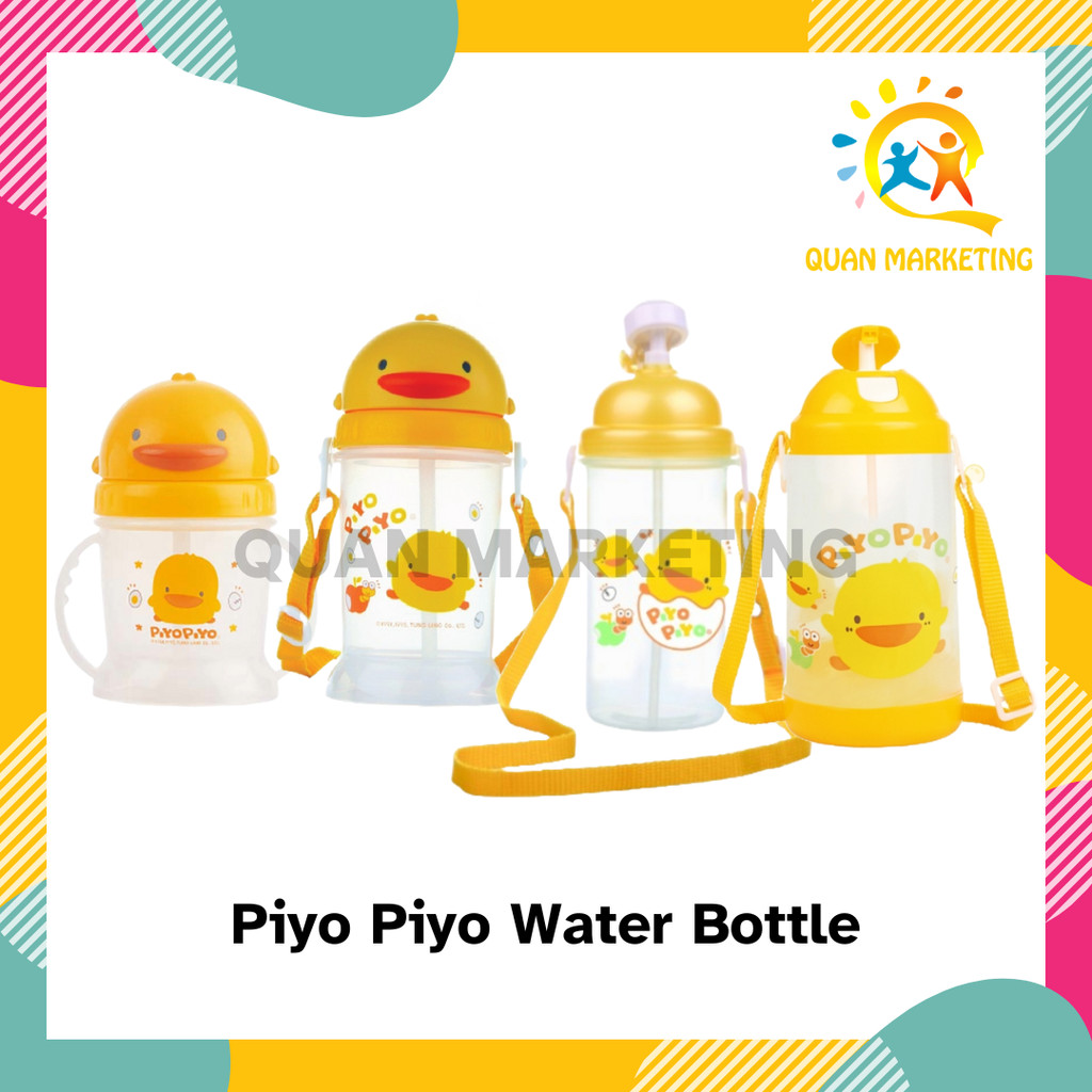 Piyo Piyo Water Bottle (250ml / 350ml / 500ml / 800ml) | Shopee Malaysia
