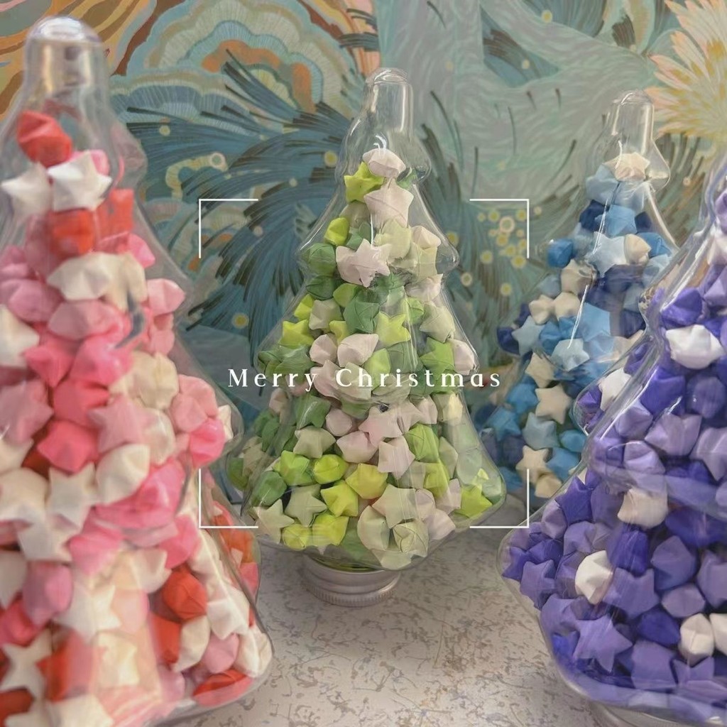 Gradient Colored Stars Origami Lucky Stars Giving Best Friends Couple ...