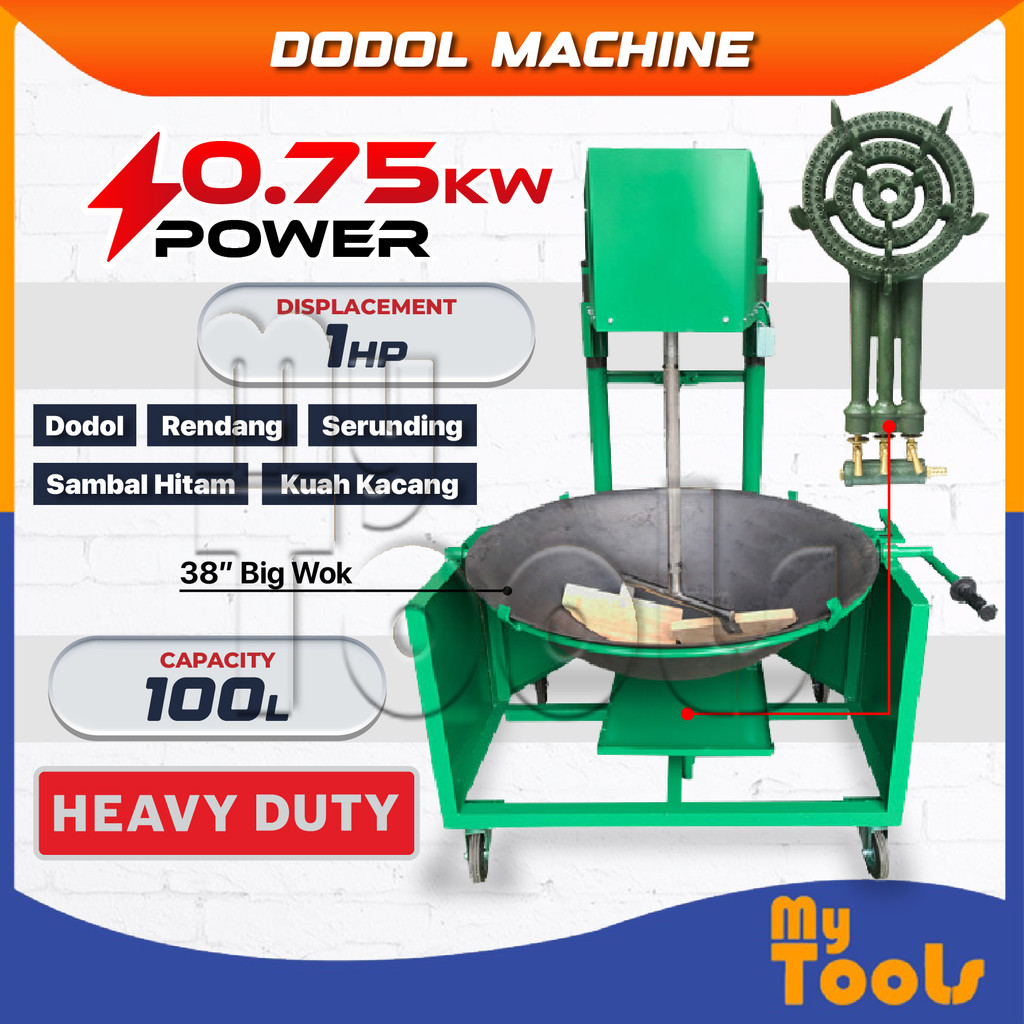 Mytools Multipurpose Cooker Dodol Machine Mixer 38" Mesin Buat Dodol 0 ...