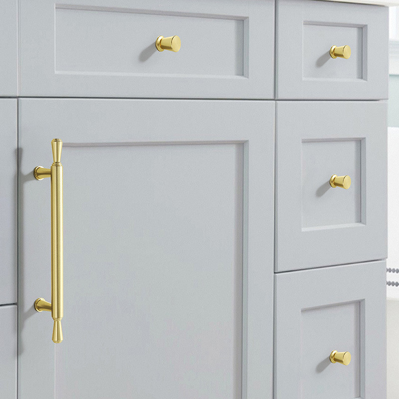 Nordic Closet Door Handles Gold Minimalist Drawer Pulls Nordic Cabinet ...