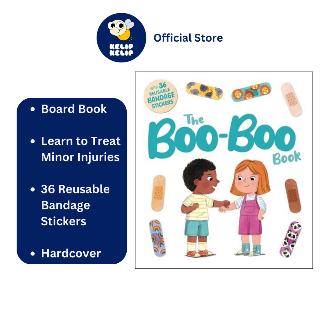 Boo Boo Board Book For Kids Learn To Treat Minor Injuries With 36 ...