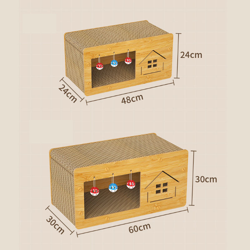 [Box Shape] Cat Box Scratcher Cat Scratcher Scratching Board Pad Cat ...