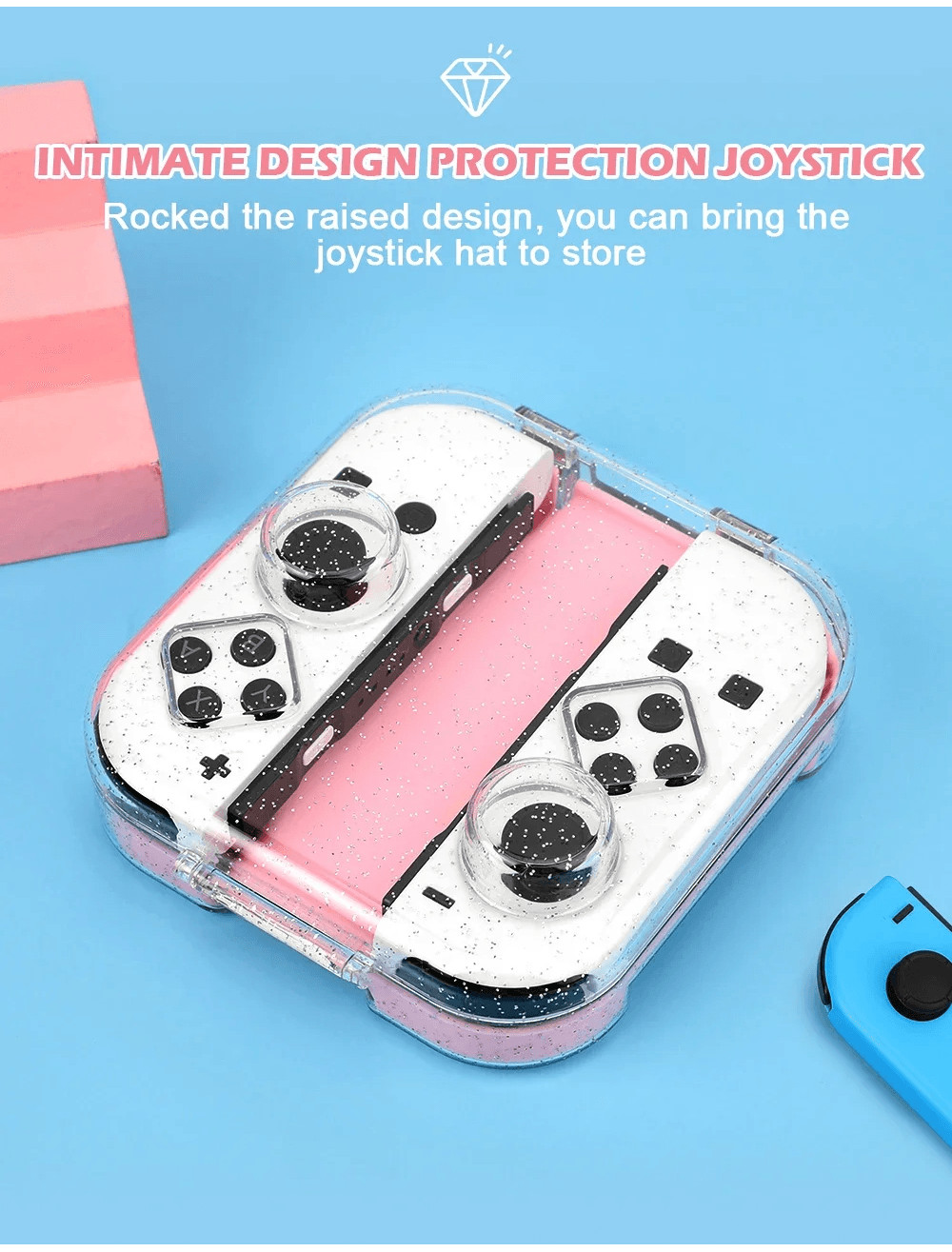 Handle PC Transparent box for Nintendo switch joycon mini Handle ...