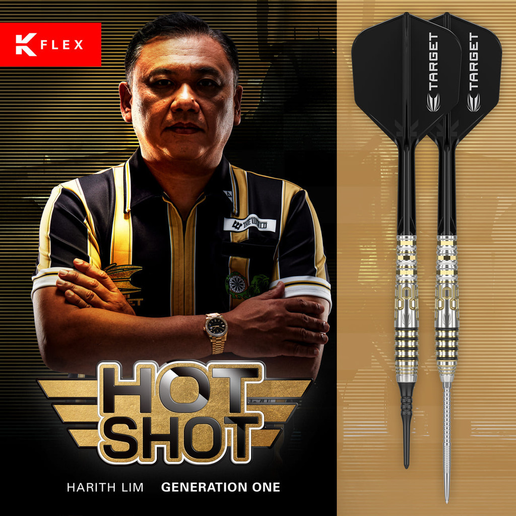 TARGET HOT SHOT ( Harith Lim Player model ) - TARGET Swiss Steel Darts ...