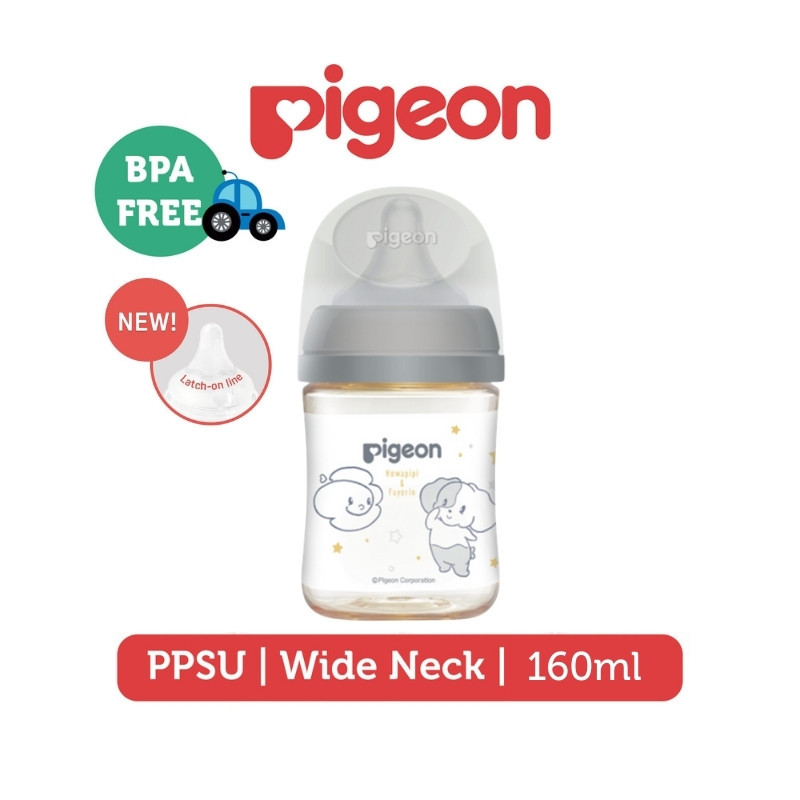 Pigeon Wide Neck Softouch PPSU Baby Bottle (160ml 5oz / 240ml 8oz) | Shopee Malaysia