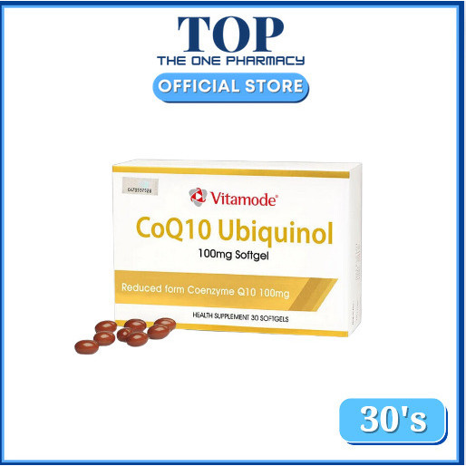 Vitamode CoQ10 Ubiquinol 100mg Softgel - 30's/ 2x30's | Shopee Malaysia
