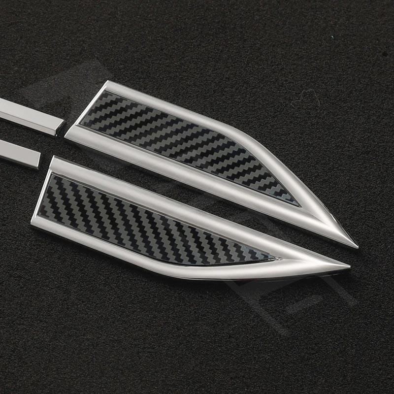 2pcs/Set Toyota Veloz Car Fender Metal Sticker Exterior Decorative ...