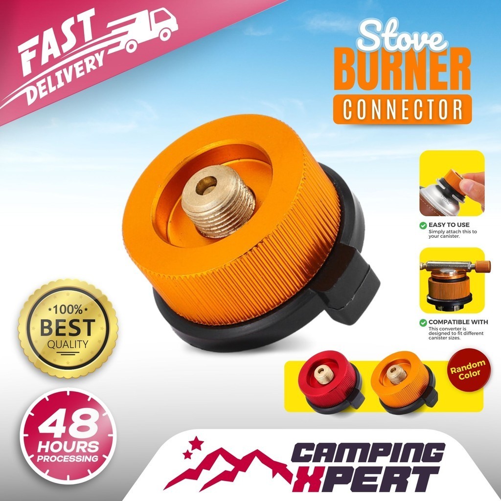 Gas Canister Adapter Connector for Butane Gas for Outdoor Camping Stove ...