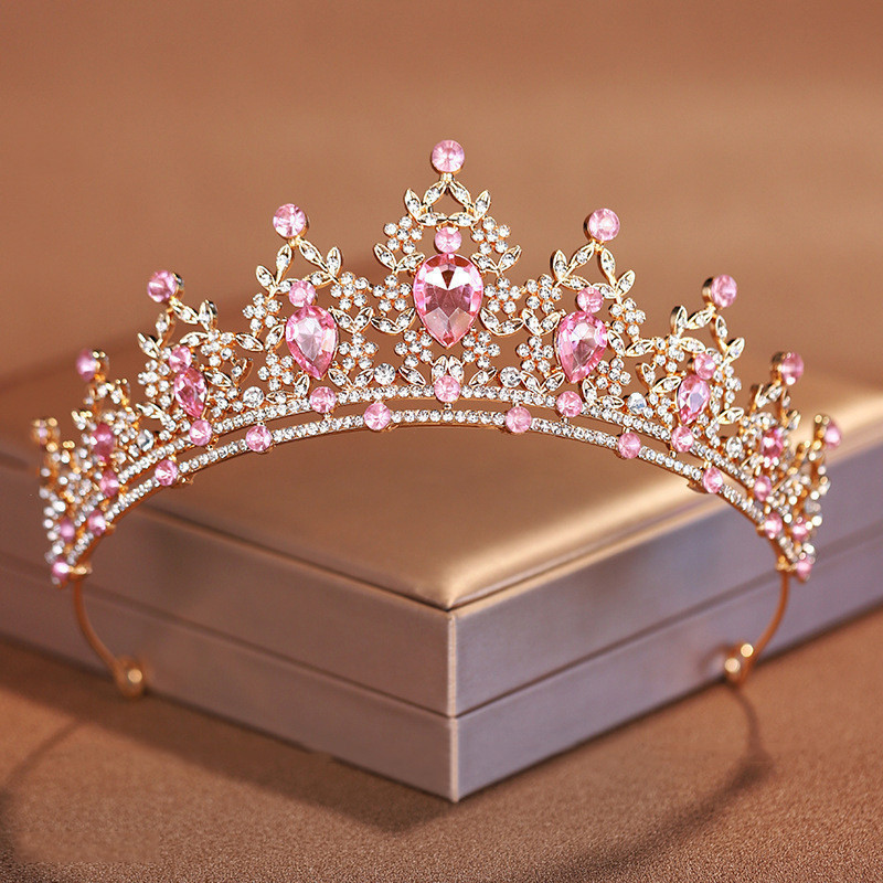 Crystal Princess Tiara Crown Girls Headwear for Party Pageant Debut ...