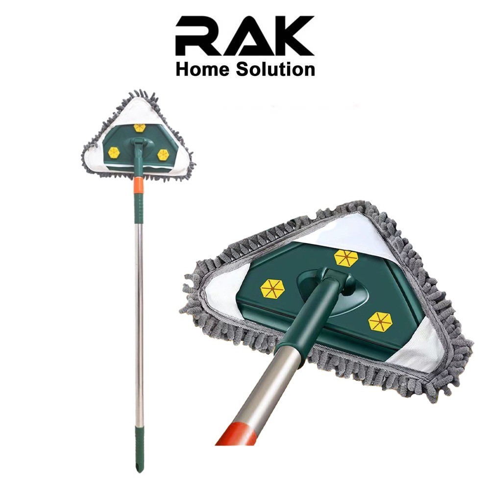 RAK Mop Segitiga Besar Pembersih Mop Boleh Tarik Segi Tiga Mengikis ...