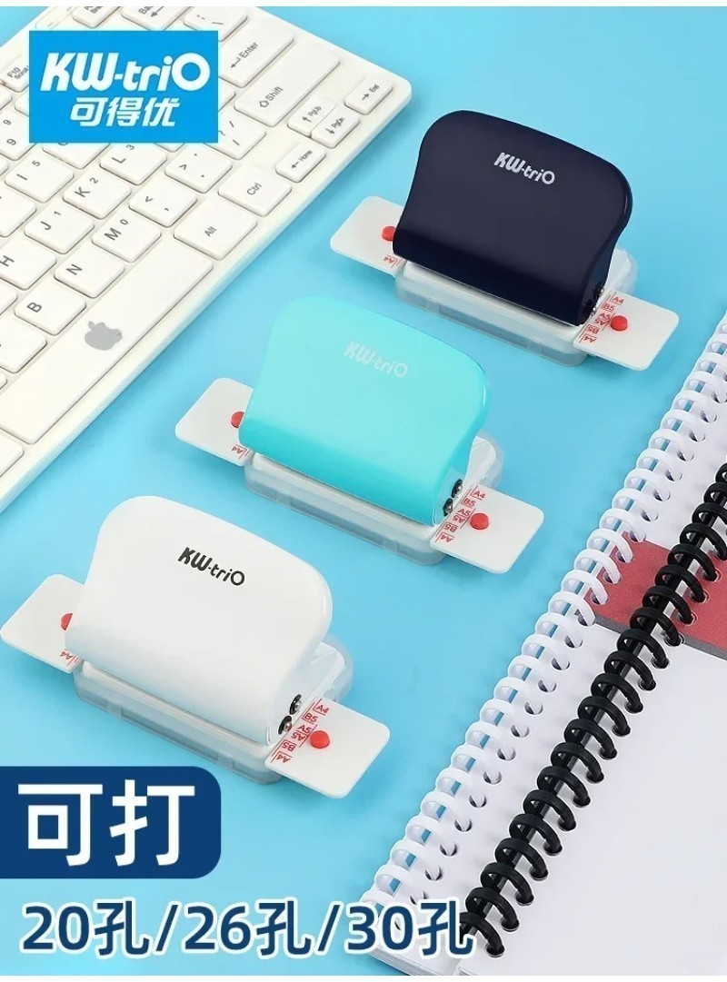 Loose-Leaf Puncher Hole Punch Set 6 Sheets Max Puncher for A4 A5 B5 ...