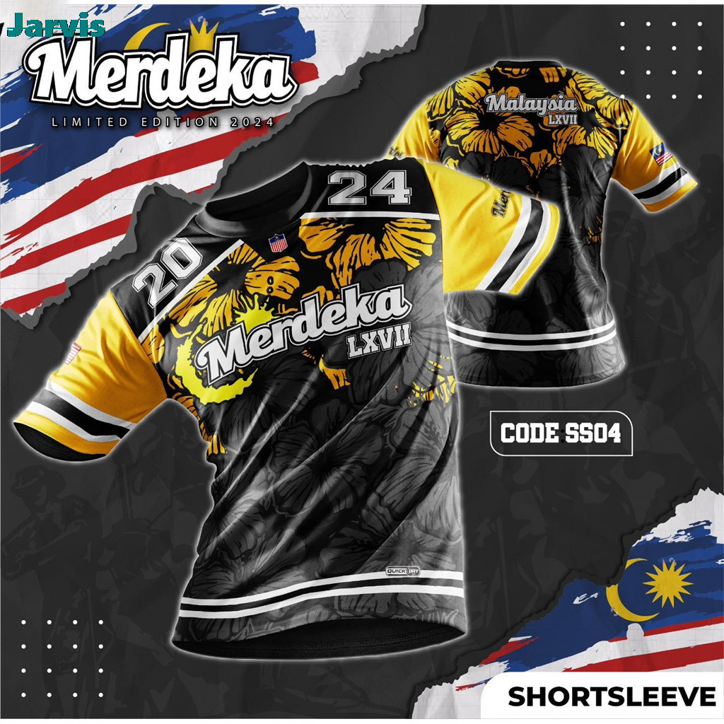 Merdeka 67 Tahun 2024 Sublimation Tshirt | Baju Merdeka 2024 MERDEKA ...