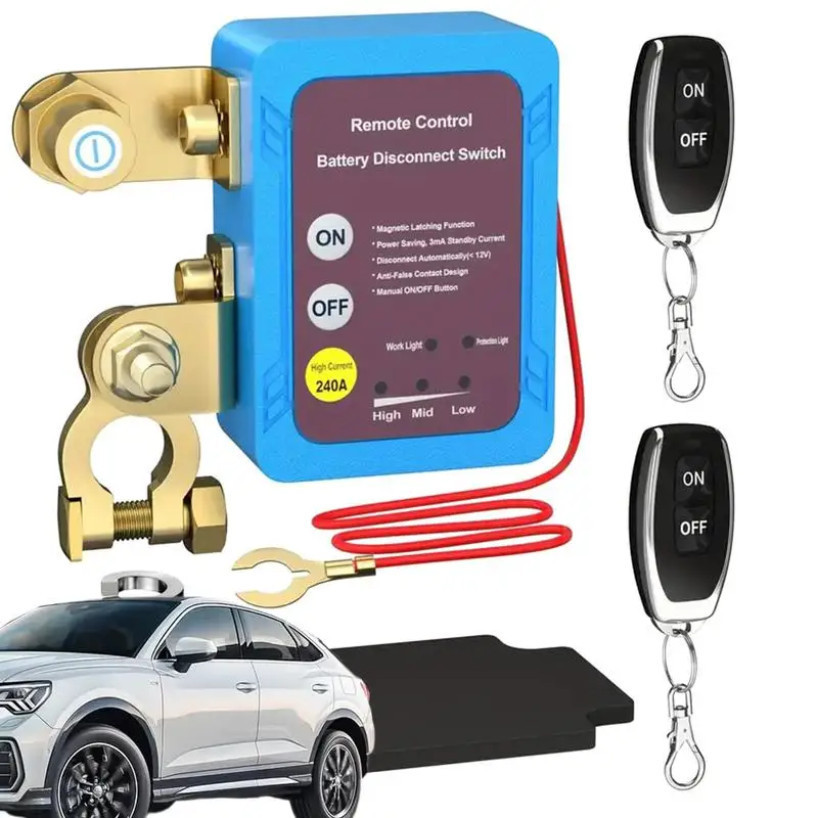 12/24V 240A Remote Battery Disconnect Switch Universal Durable Auto ...