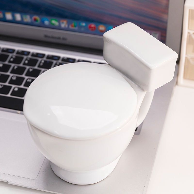 [READY STOCK] Minimalist Poop Coffee Cup - Abstract Toilet-shaped ...