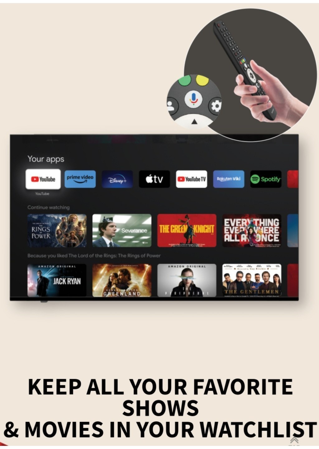 Sharp 50" 4K UHD 4TC50FJ1X Google TV YouTube Netflix Google Assistant ...