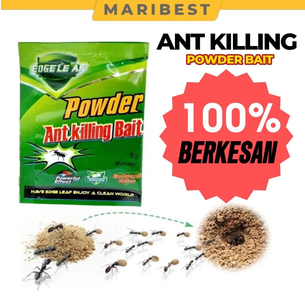 1pack Edge Leaf 5g Ant Killing Bait Powder Pest Repellent Control Trap ...