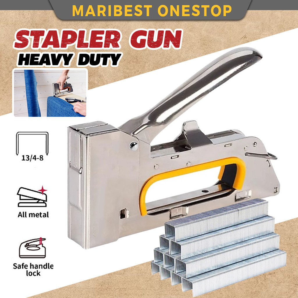 Heavy Duty Hand Stapler Gun Nail Tacker Gun For Fastening Furniture ...