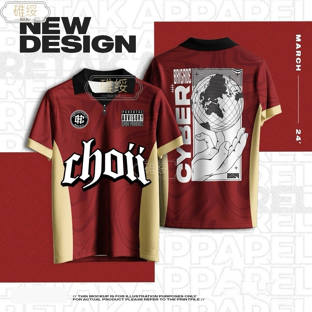 【Free customization】2024 Choii Baju T-Shirt Men's Women's Thai Viral ...