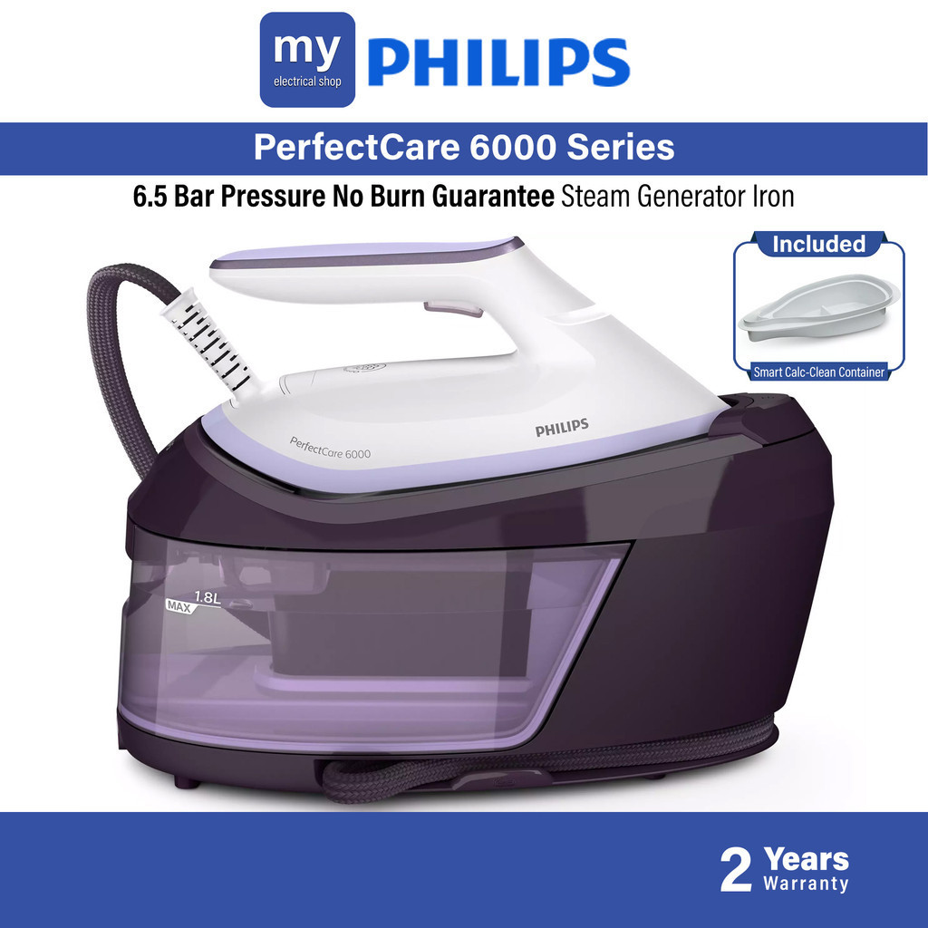 Philips PerfectCare Compact Plus Steam Generator Iron PSG6024/30 ...