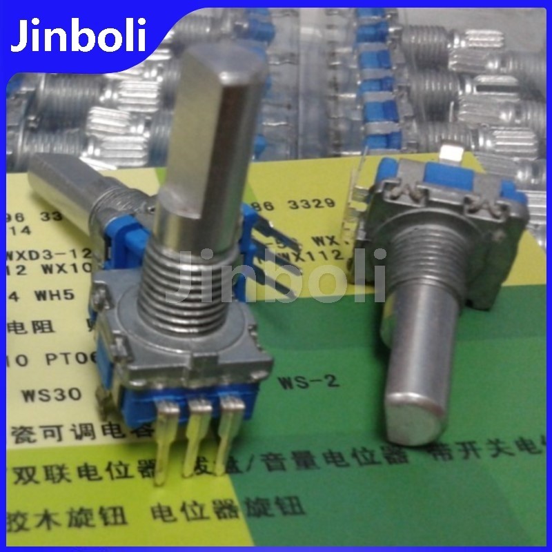 3PCS 20 Position 20 Pulses Rotary Encoder EC11 3 Pin Half Shaft Length ...