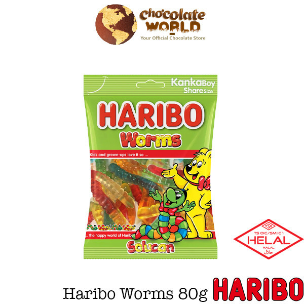 Haribo Solucan Worms 80g (Made In Turkey) | Shopee Malaysia