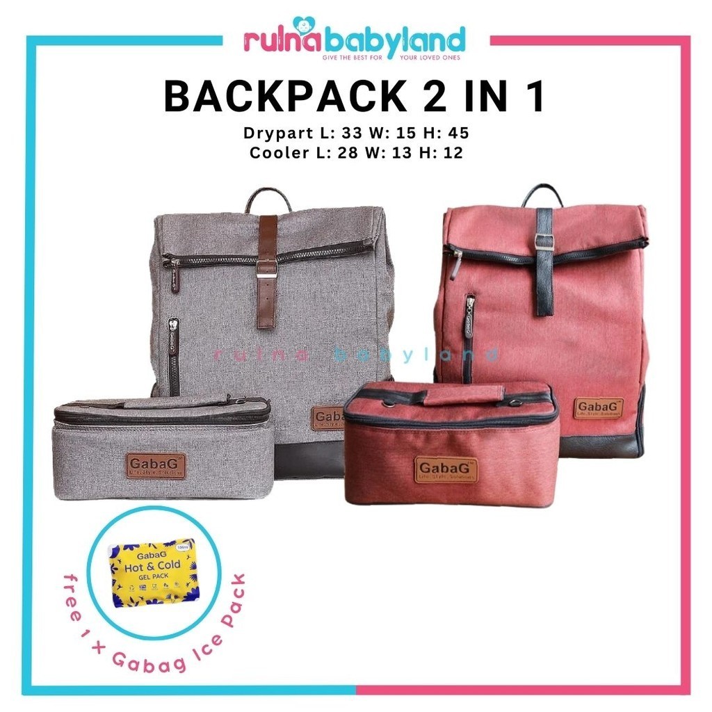 GABAG BACKPACK COOLER BAG LAPTOP SERIES | Shopee Malaysia