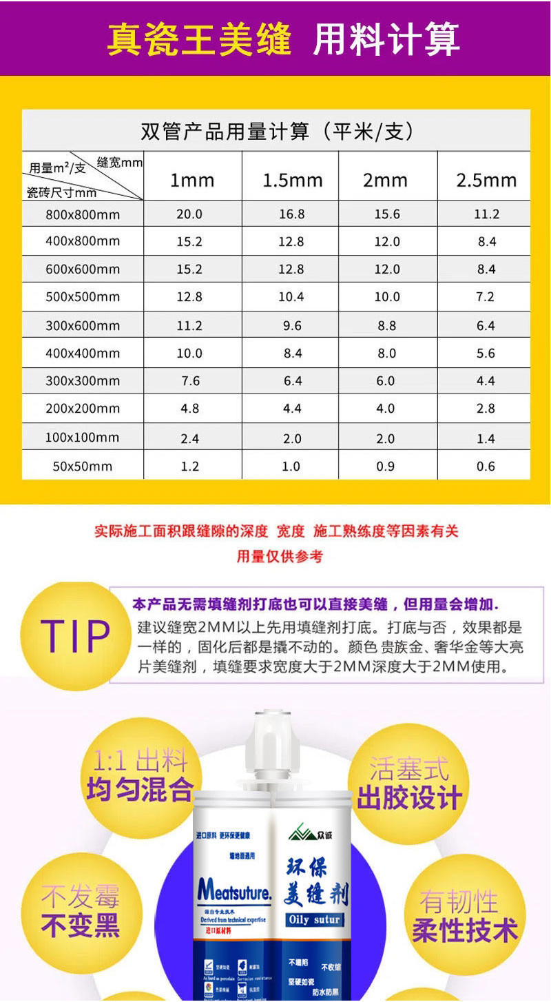 Beauty Sewing Agent Ceramic Tile and Floor Tile Special Beauty Seam ...