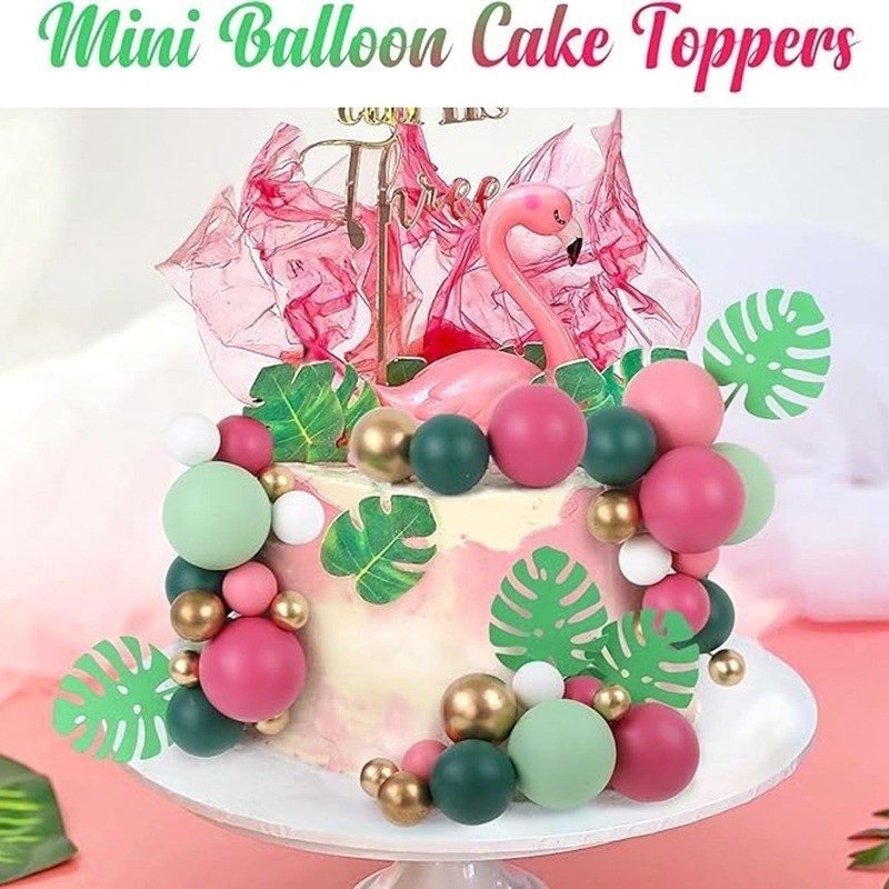 20Pcs Mixed Colorful Balls Cake Topper Foam Ball Bubbles Balls Cake ...